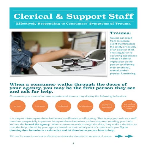 Trauma Flyer_Parents | PDF