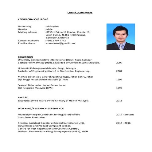 Curriculum vitae2 | PDF
