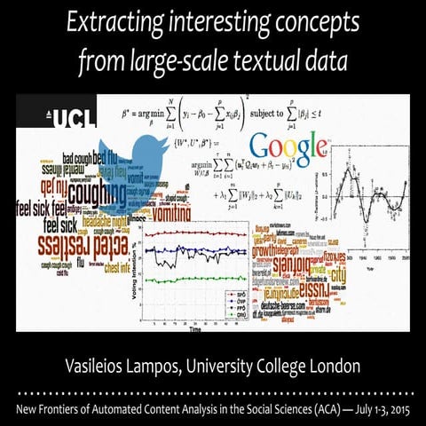 Extracting interesting concepts from large-scale textual data | PDF