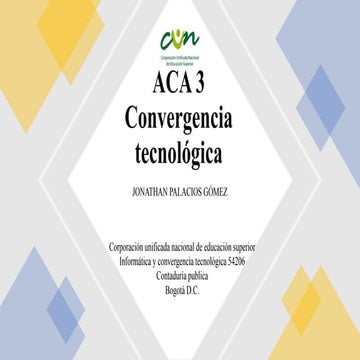 Aca 3 convergencia tec | PPTX