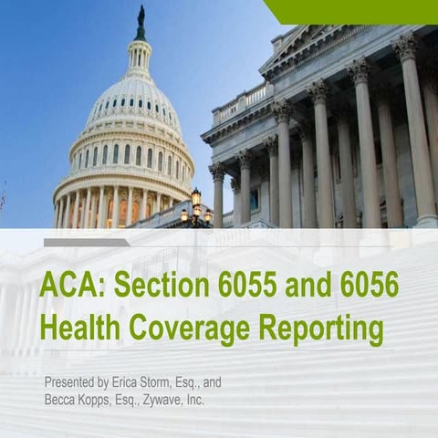 ACA 6055 / 6056 Reporting | PPTX