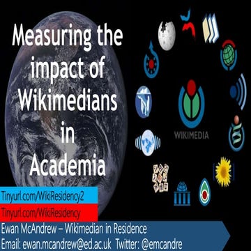 Academia and Wikipedia slides - 18 June 2018 | PPT