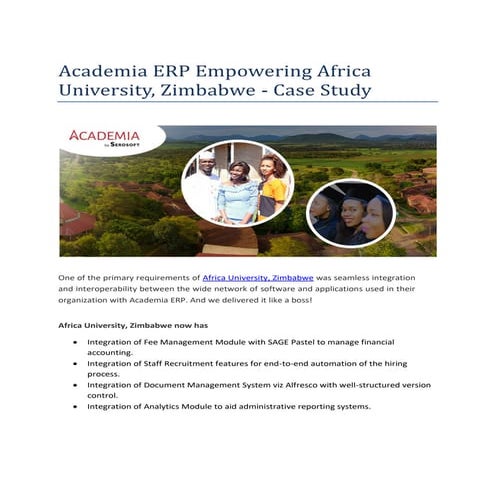 Academia ERP Empowering Africa University, Zimbabwe - Case Study.pdf