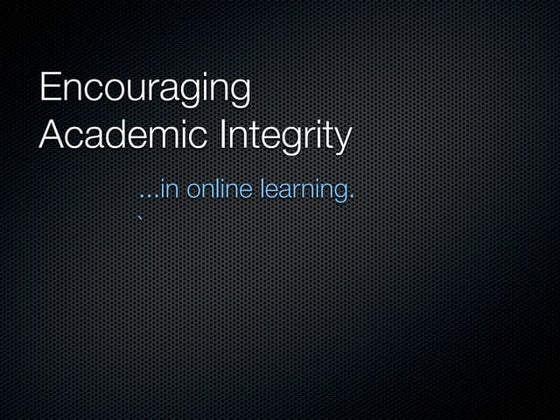 Academic honesty | PPT