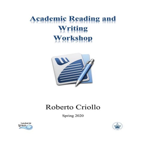 Materials for the academic reading and writing workshop | PDF