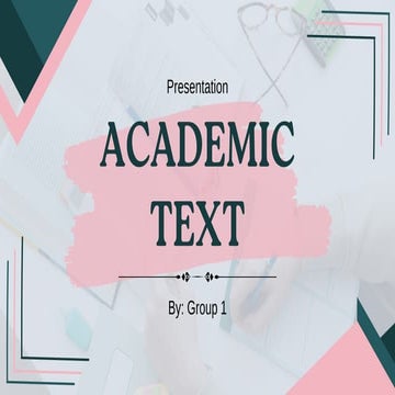 ACADEMIC-TEXT-GROUP-1.pdf STEM 12 Filipino Philippines | PDF