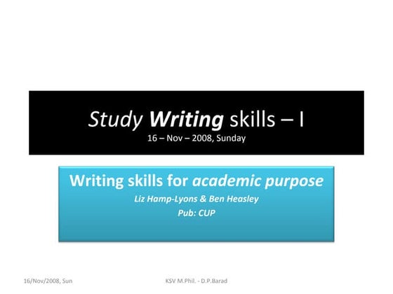 Academic writing | PPT