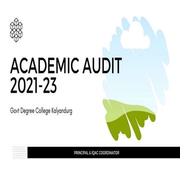 Academic Audit KLD.pptx