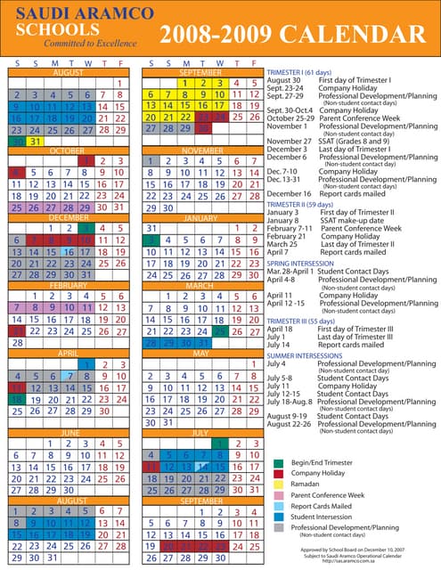 Aru calendar | PDF