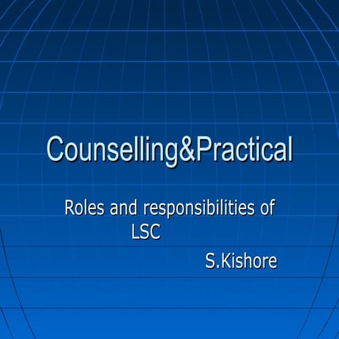 Academic counselling & practical | PPT