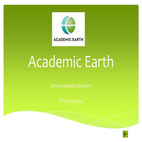 Academic earth | PPTX