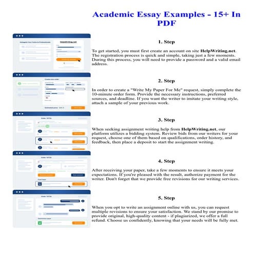 Academic Essay Examples - 15 In PDF | PDF