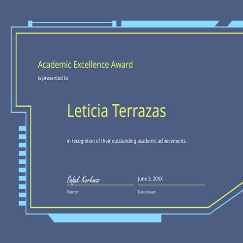 Academic excellence award certificate.pptx