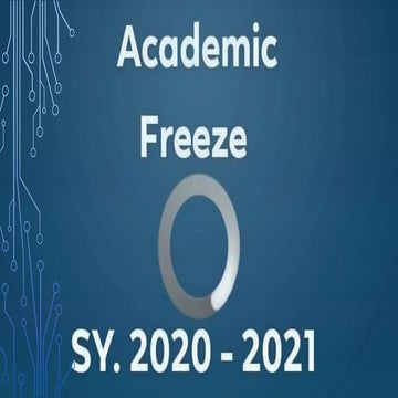 Academic freeze | PPTX