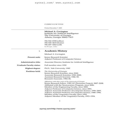 Academic history | PDF