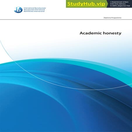 Academic honesty in the ib diploma | PPTX