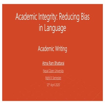Academic integrity | PPTX