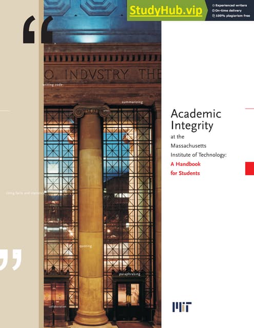 ACADEMIC INTEGRITY | PPT