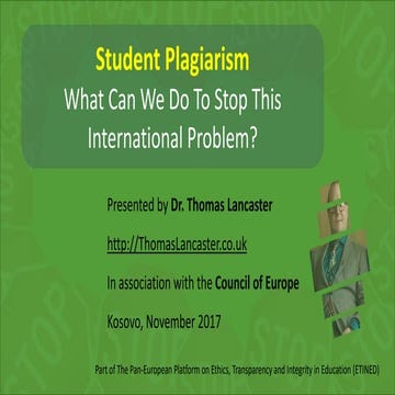Student Plagiarism - What Can We Do To Stop This International Problem ...