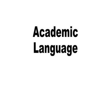 English for Academic and Professional Purposes Academic Language | PPTX