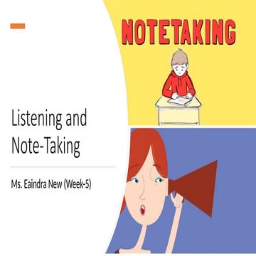 Listening And Note taking ..........pptx