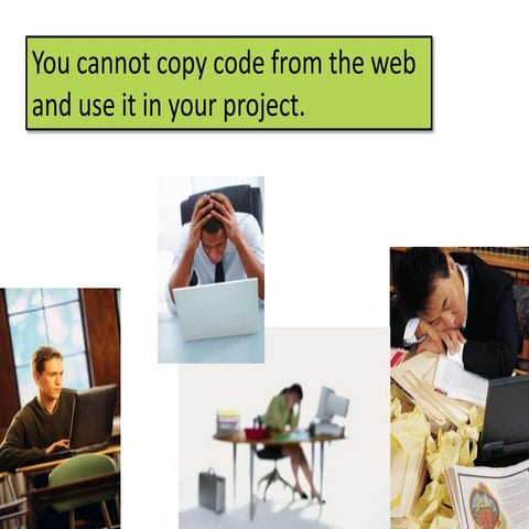 Don't Copy Code From the Web | PPT