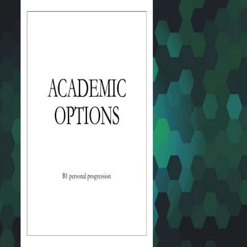 academic options fas.pptx lfhjfhjfjghjjjh | PPTX