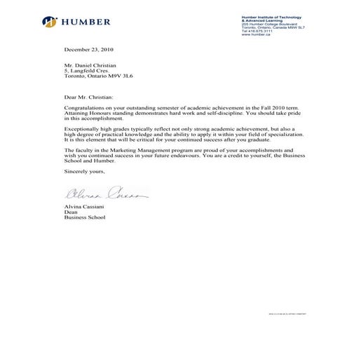 Academic progress letter | PDF