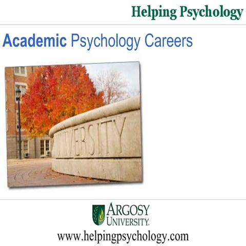 Careers in Organizational Psychology | PPT