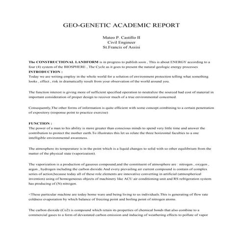 Academic report (1) | PDF
