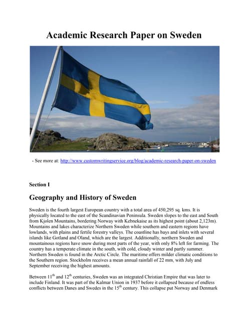 Norway and sweden finished | PPT