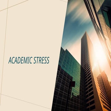Academic Stress academic stress stress stress | PPTX