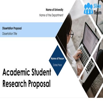 Academic Student Research Proposal Powerpoint Presentation Slides | PPT