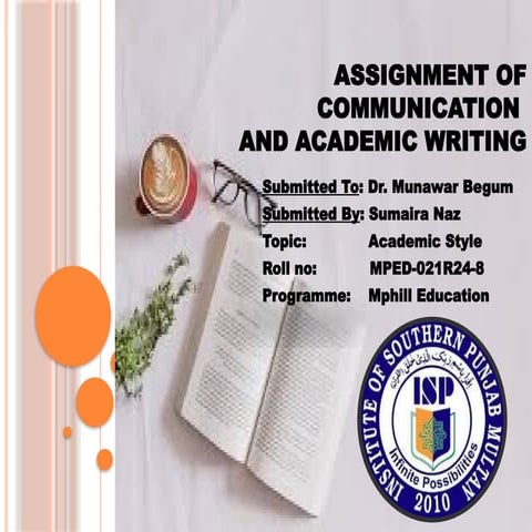 Academic styles # in # communication.pptx