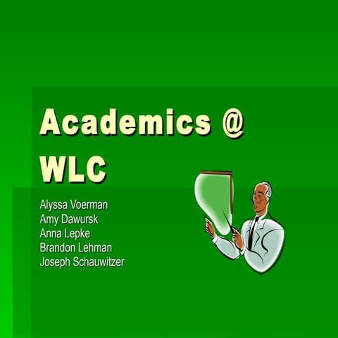Academics @ WLC | PPT