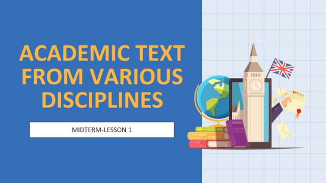 EAPP Lesson One: ACADEMIC TEXTS STRUCTURE.pptx