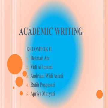 Academic writing | PPT