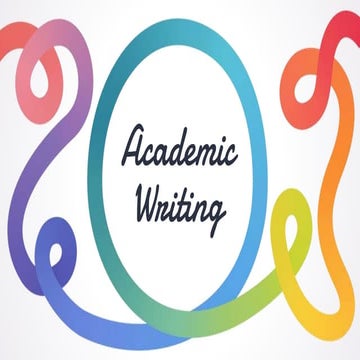 Academic Writing Presentation.pptx | Undergraduate Education | College ...