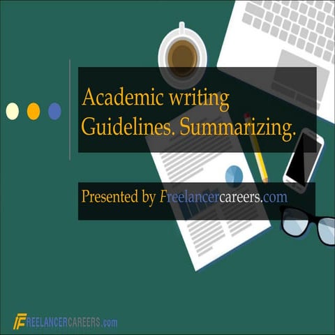 Academic writing summarizing | PPT