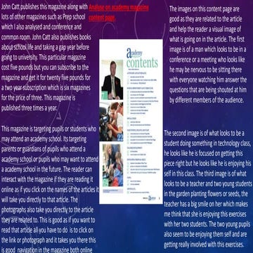 Audience Feedback - School Magazine | PPT