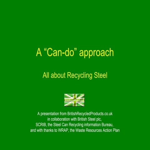 A Can Do Approach Recycling Steel | PPS