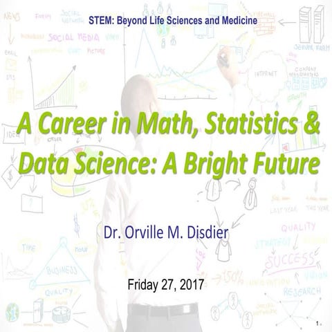 A career in math statistics and data science - A bright future | PDF