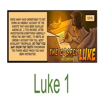 A Cartoonists Guide to luke 1 | PPT
