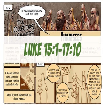 A Cartoonist's Guide to Luke 15:1-17:10 | PPTX