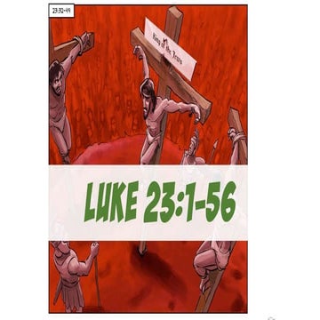 A Cartoonist's Guide to Luke 23 | The Crucifixion | PPTX