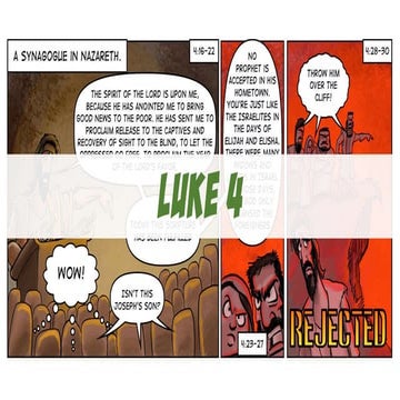 A Cartoonist's Guide to Luke 4 | PPTX