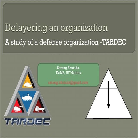 A Case For Restructuring An Organization | PPS