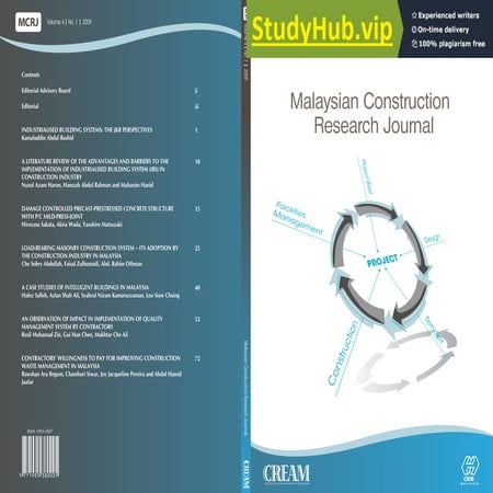 A Case Studies Of Intelligent Buildings In Malaysia | PDF