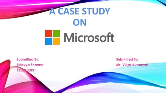 Microsoft Distribution Channels Presentation | PPT
