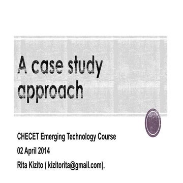 A case study approach 02042014 | PPTX